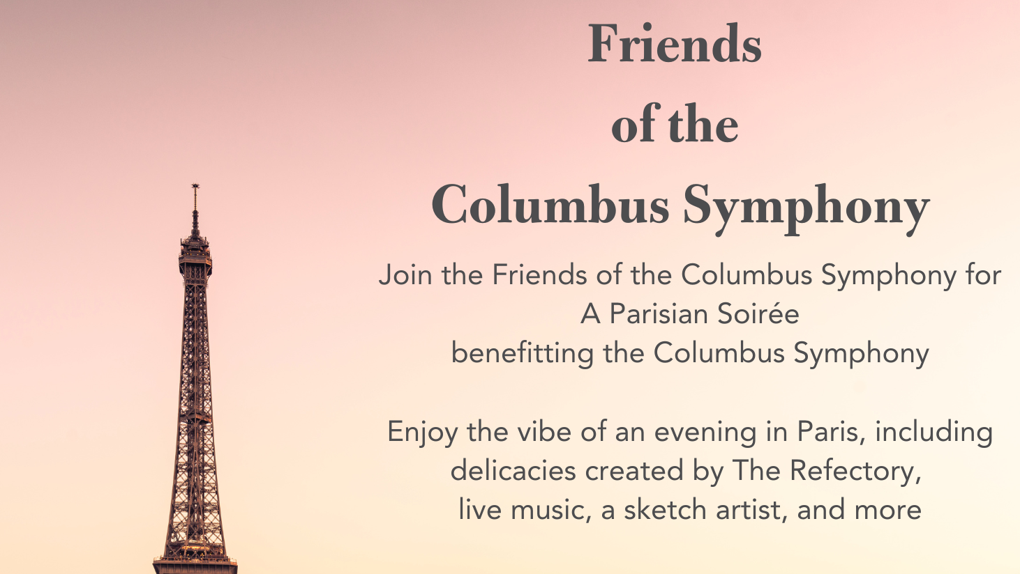 Friends of the Columbus Symphony: A Parisian Soirée ⋆ Columbus Symphony